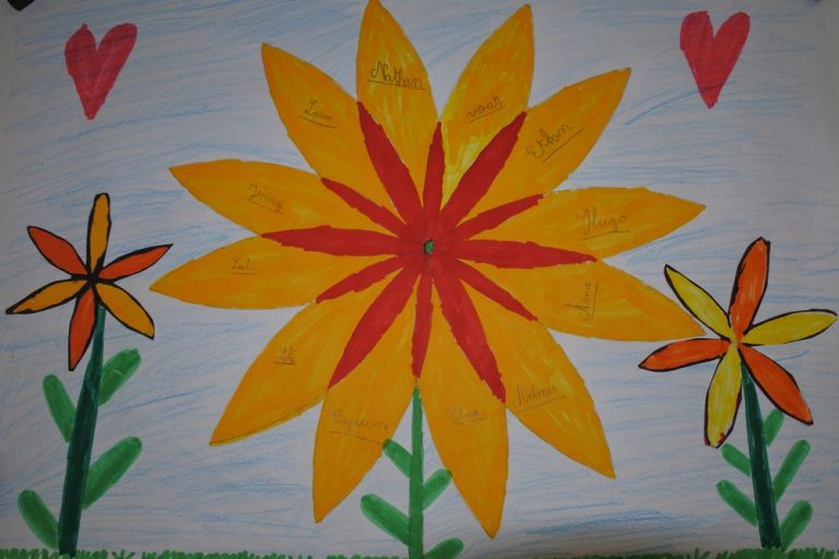 Oeuvre collective des CE2 – Ecole Jeanne d Arc – Landeronde